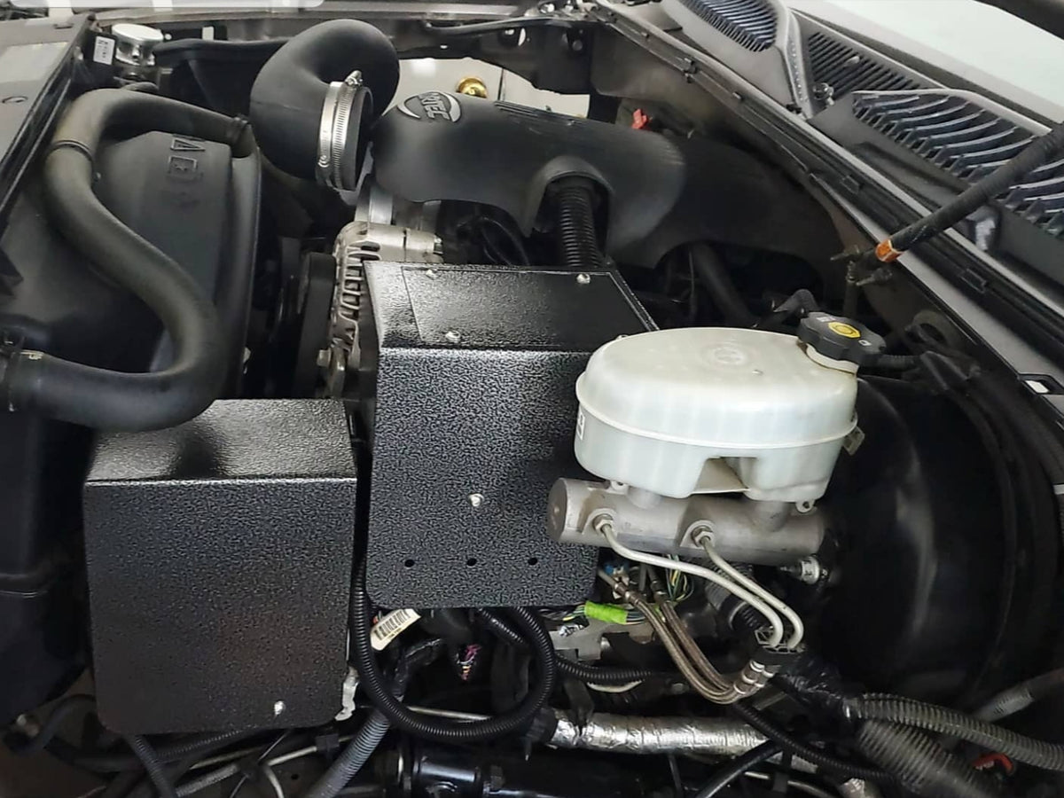 GM 2003 - 2006 (with vacuum booster) Bolt On Fuse Box Relocation Kit ...